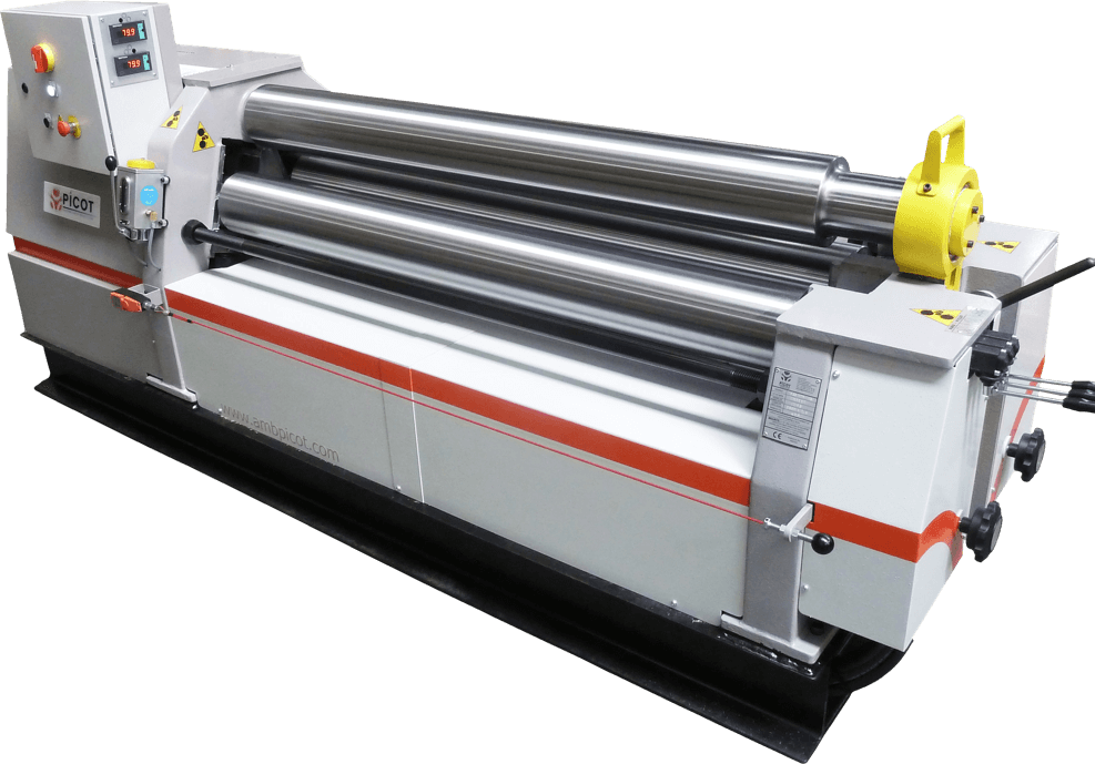 3 roll plate bending machine, 3 roller symmetrical hydraulic bending ...